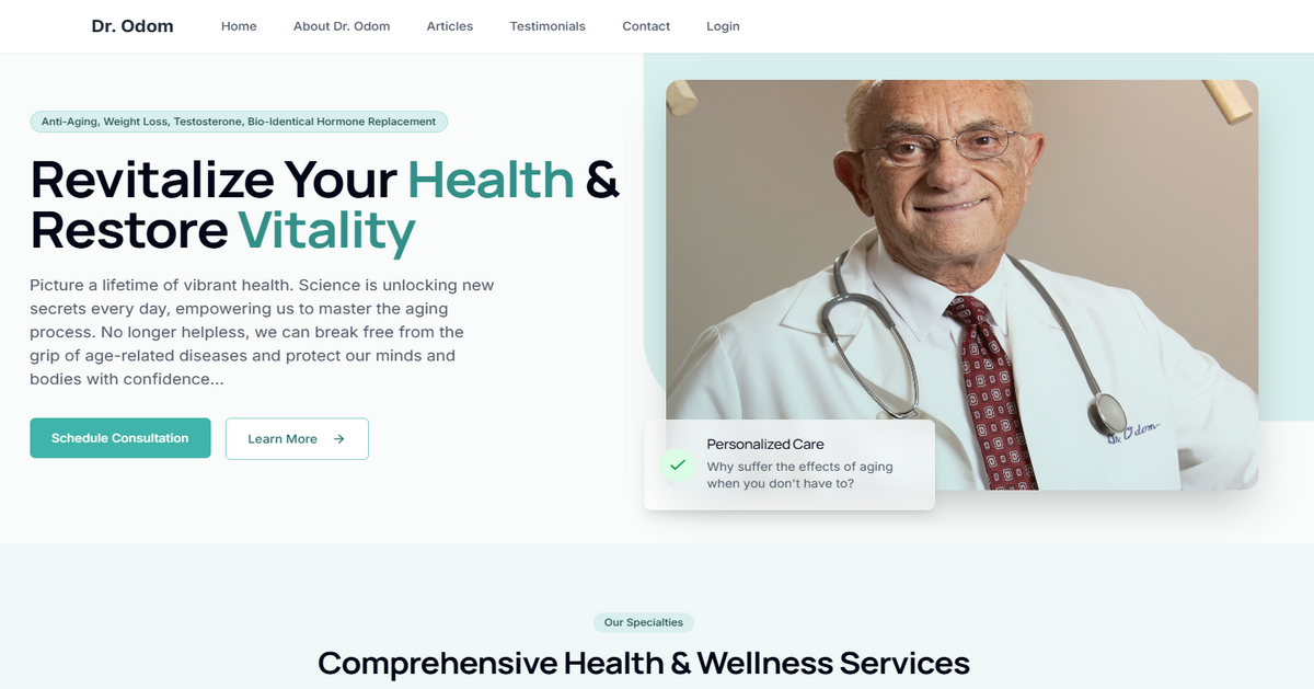 Dr. Odom Anti-Aging & Regenerative Medicine